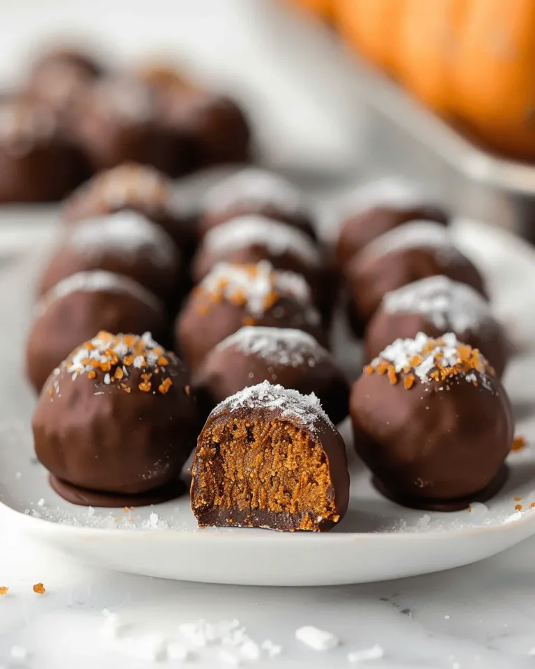 healthy pumpkin truffles